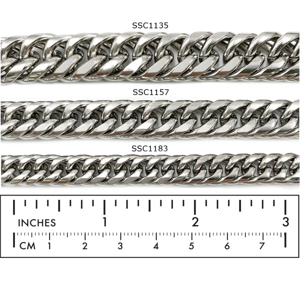 Wholesale Stainless Steel Bulky Curb Chain for Jewelry Making, Free ...