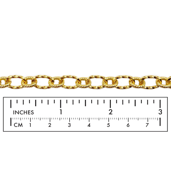 Stainless Steel Oval Link With Swirl Design Chains - Chains With ...