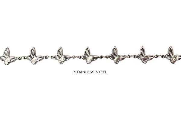 Butterfly Chain - Butterfly Link Chains - Chain With Design For Jewelry ...
